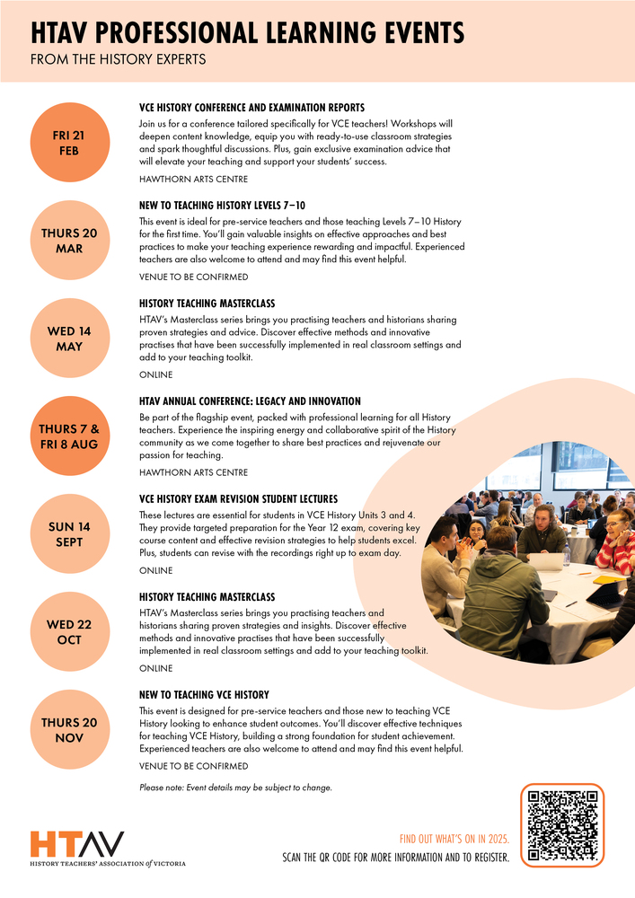 Professional Learning Events - HTAV